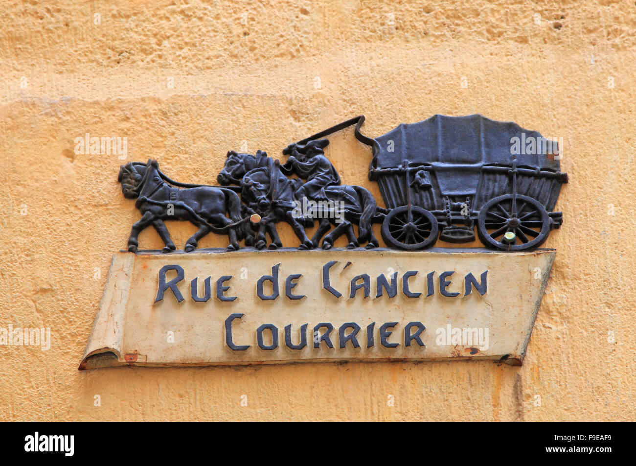 France, Languedoc-Roussillon, Montpellier, street sign Stock Photo - Alamy