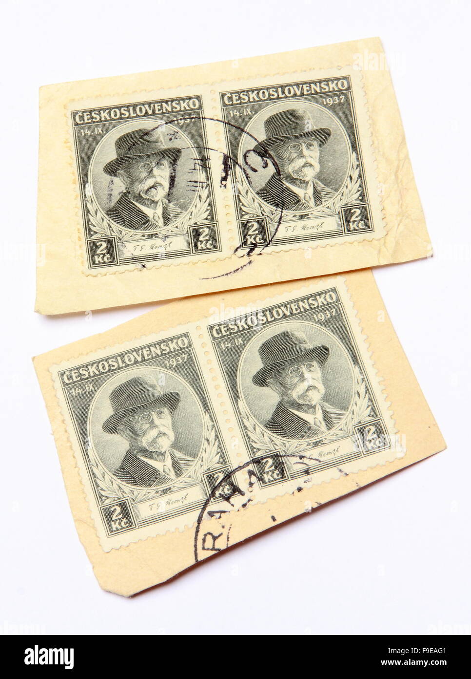 Re stamps Cut Out Stock Images & Pictures - Alamy