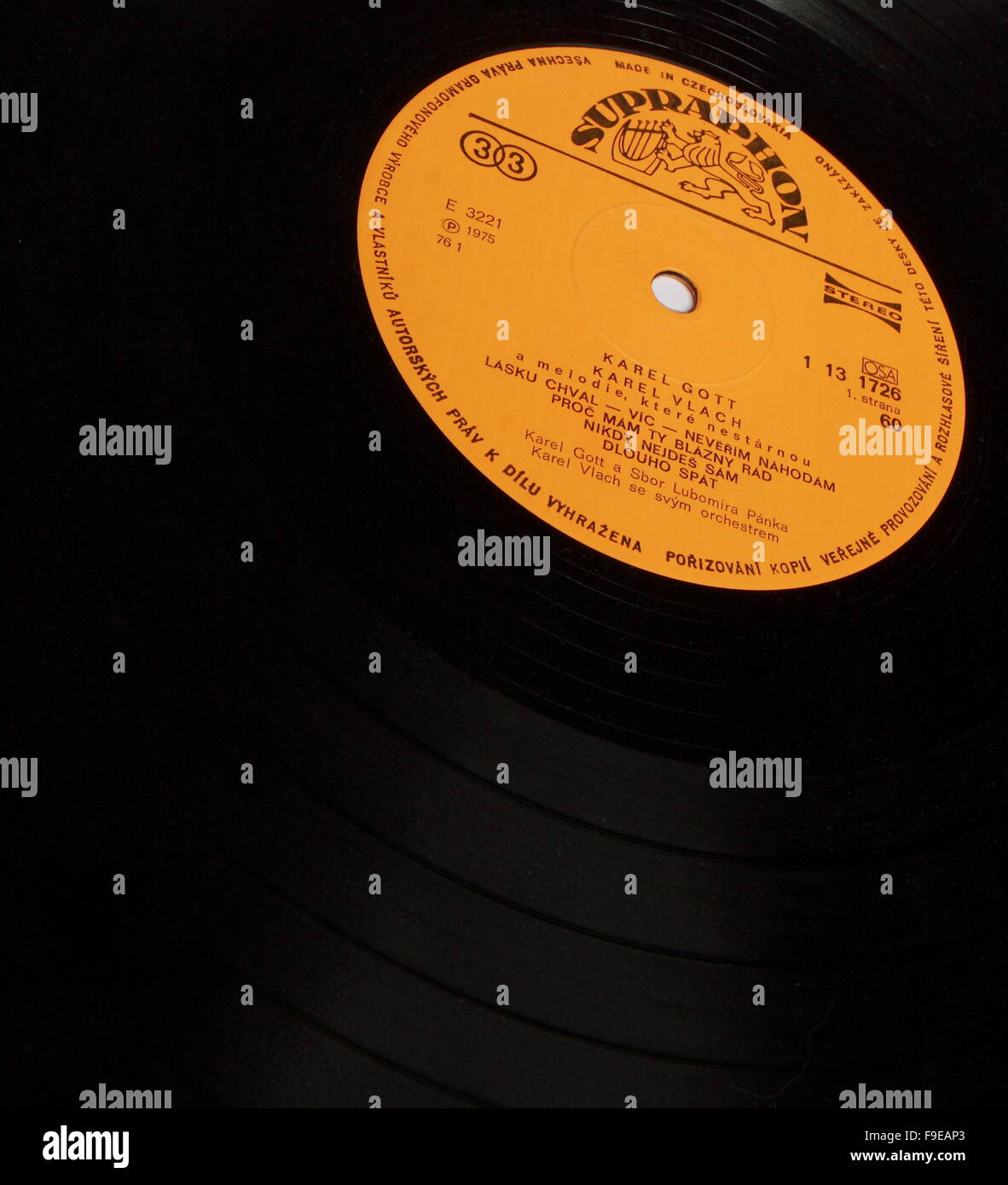 Record objects hi-res stock photography and images - Alamy