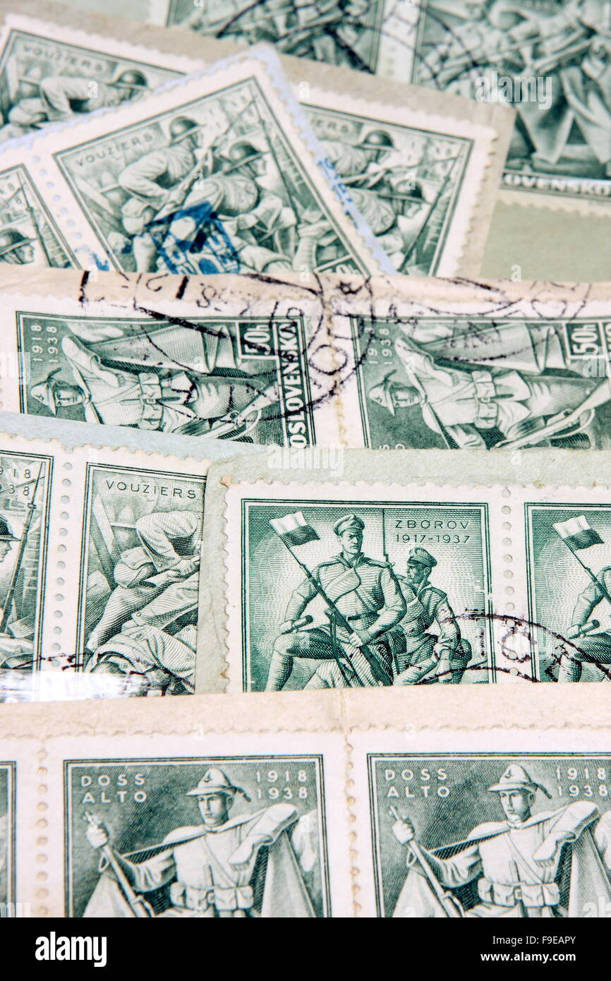 Old Stamps High Resolution Stock Photography and Images - Alamy