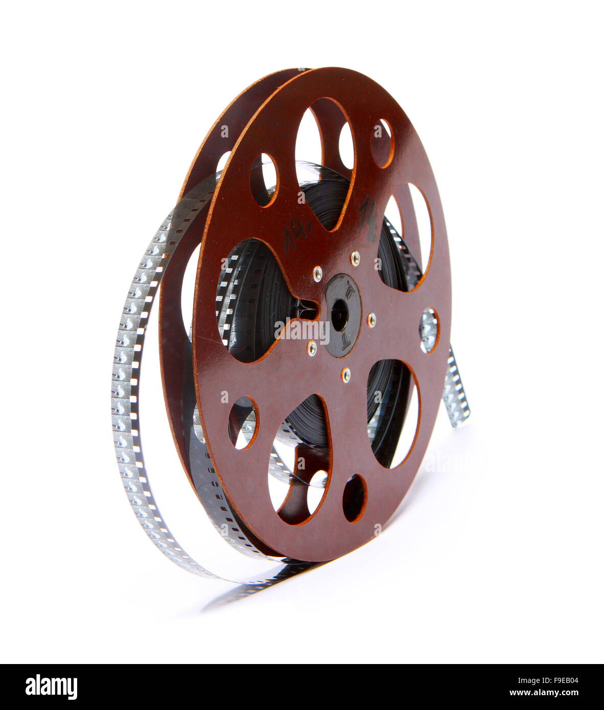 Vintage film reel case hi-res stock photography and images - Alamy