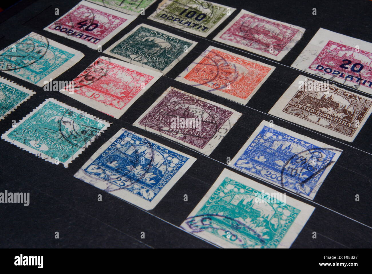Old Stamps High Resolution Stock Photography and Images - Alamy