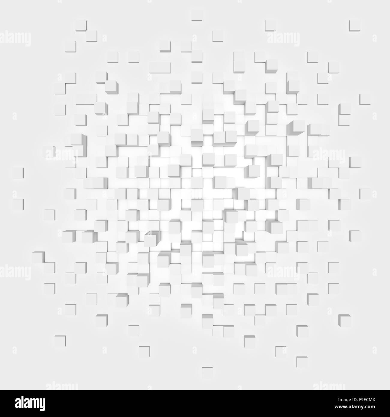 3d image of cubes geometric background Stock Photo - Alamy