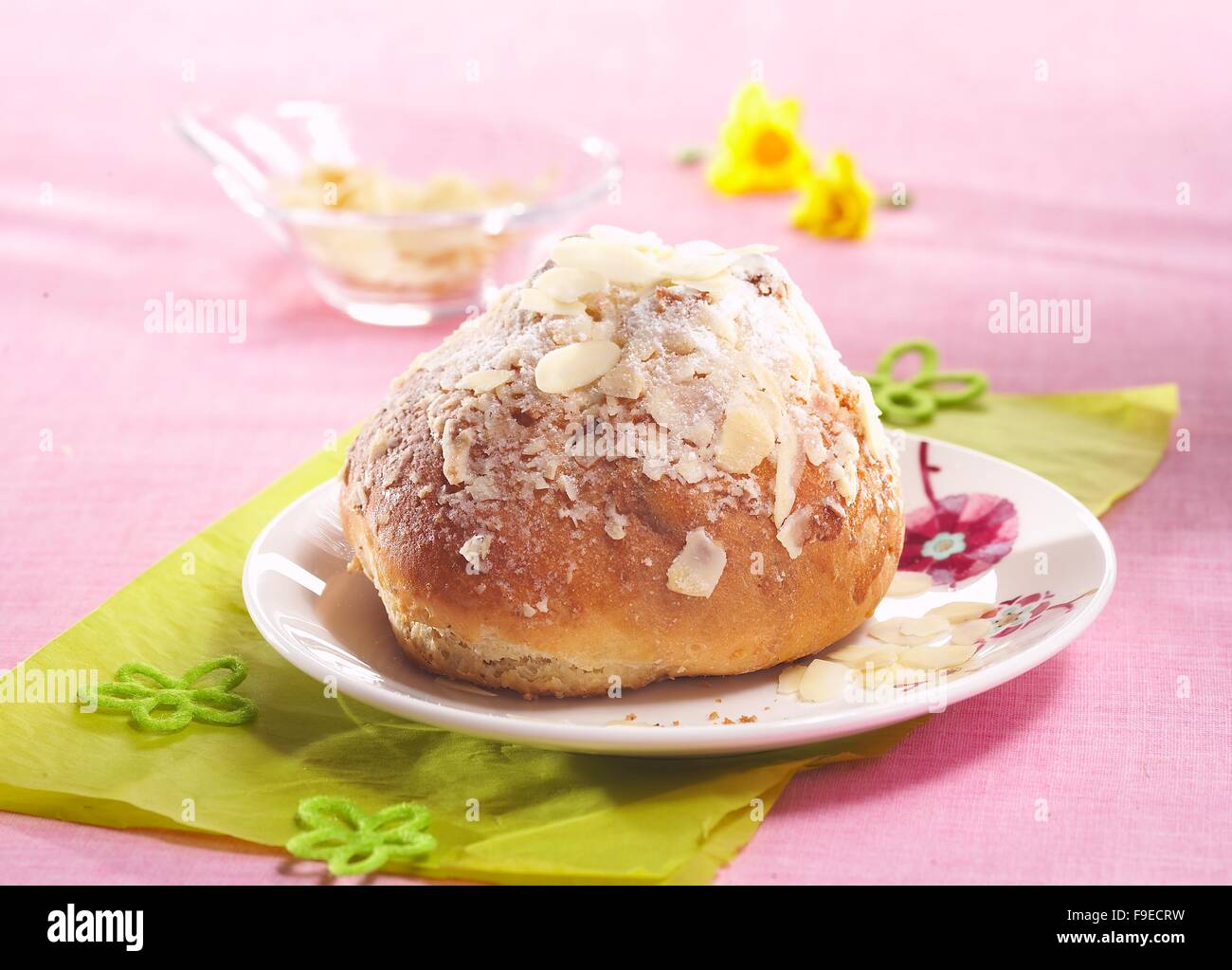 Almond Cross Bun High Resolution Stock Photography and Images - Alamy