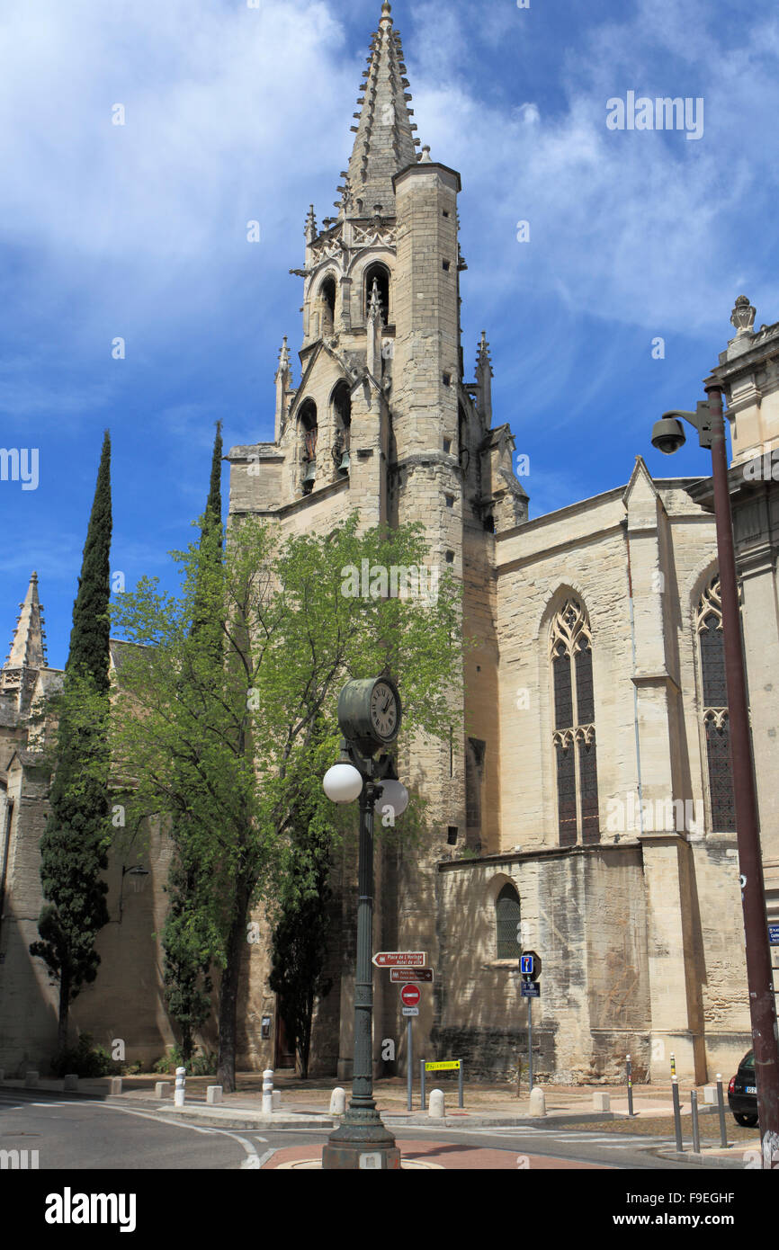 France Provence Avignon Église St-Pierre church Stock Photo - Alamy