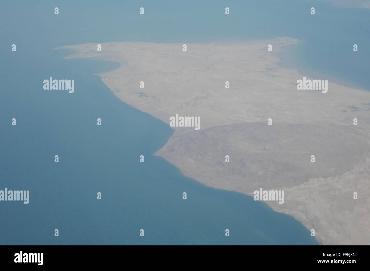 Aerial view of the desert Stock Photo - Alamy