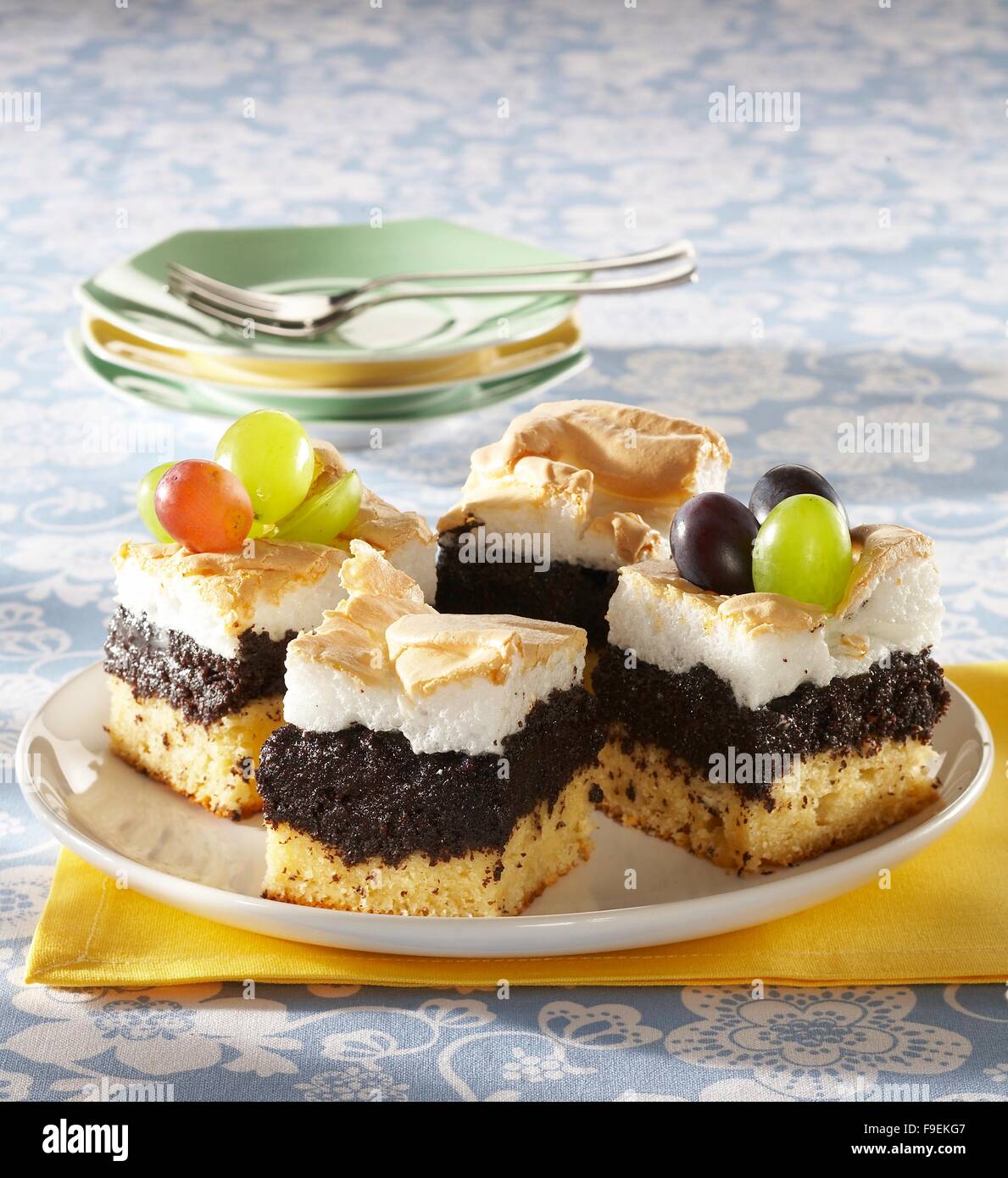 Poppy Fancy Cakes Stock Photo - Alamy