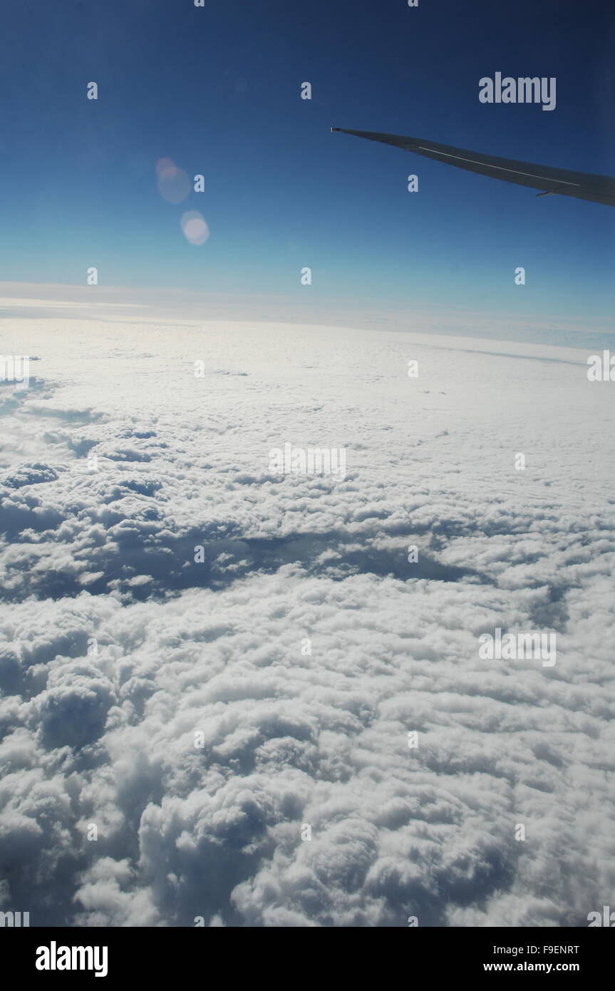 Aerial view clouds Stock Photo - Alamy