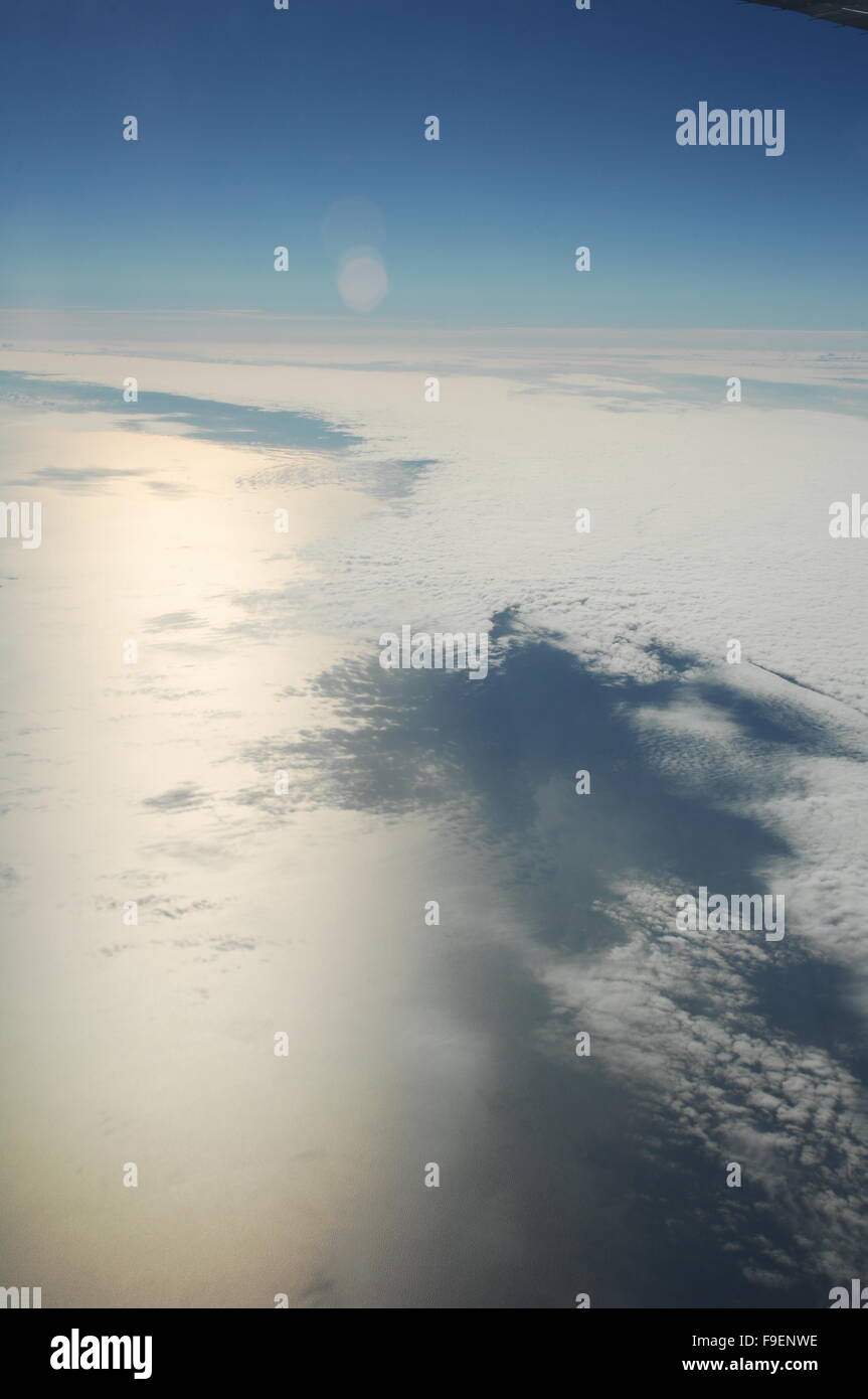 Aerial view clouds Stock Photo - Alamy