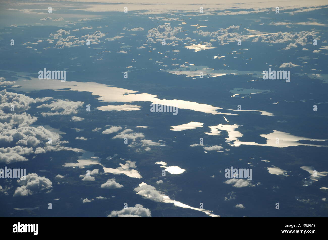 Aerial view clouds Stock Photo - Alamy