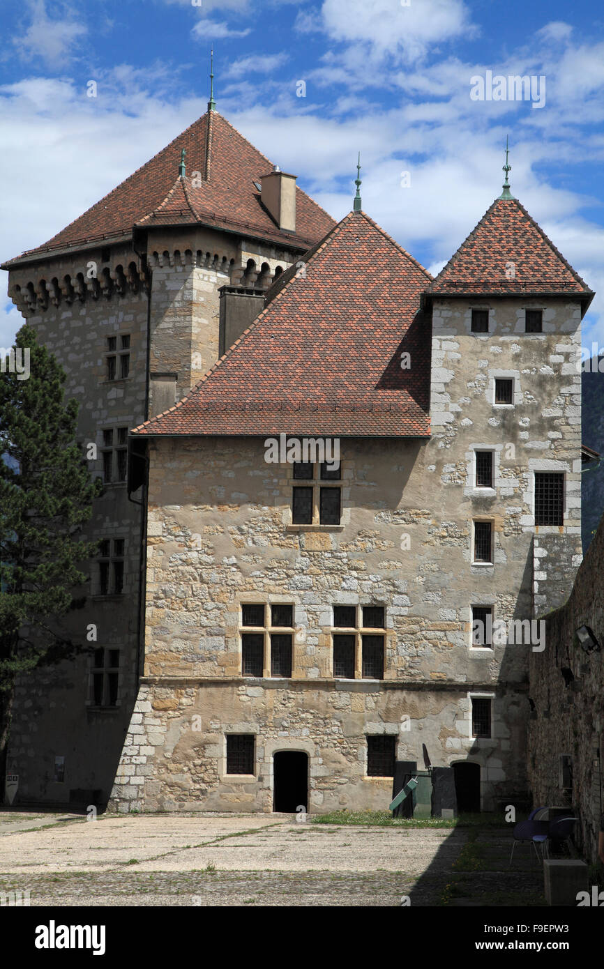 France Rhône-Alpes Annecy Château castle historic monument Stock Photo ...