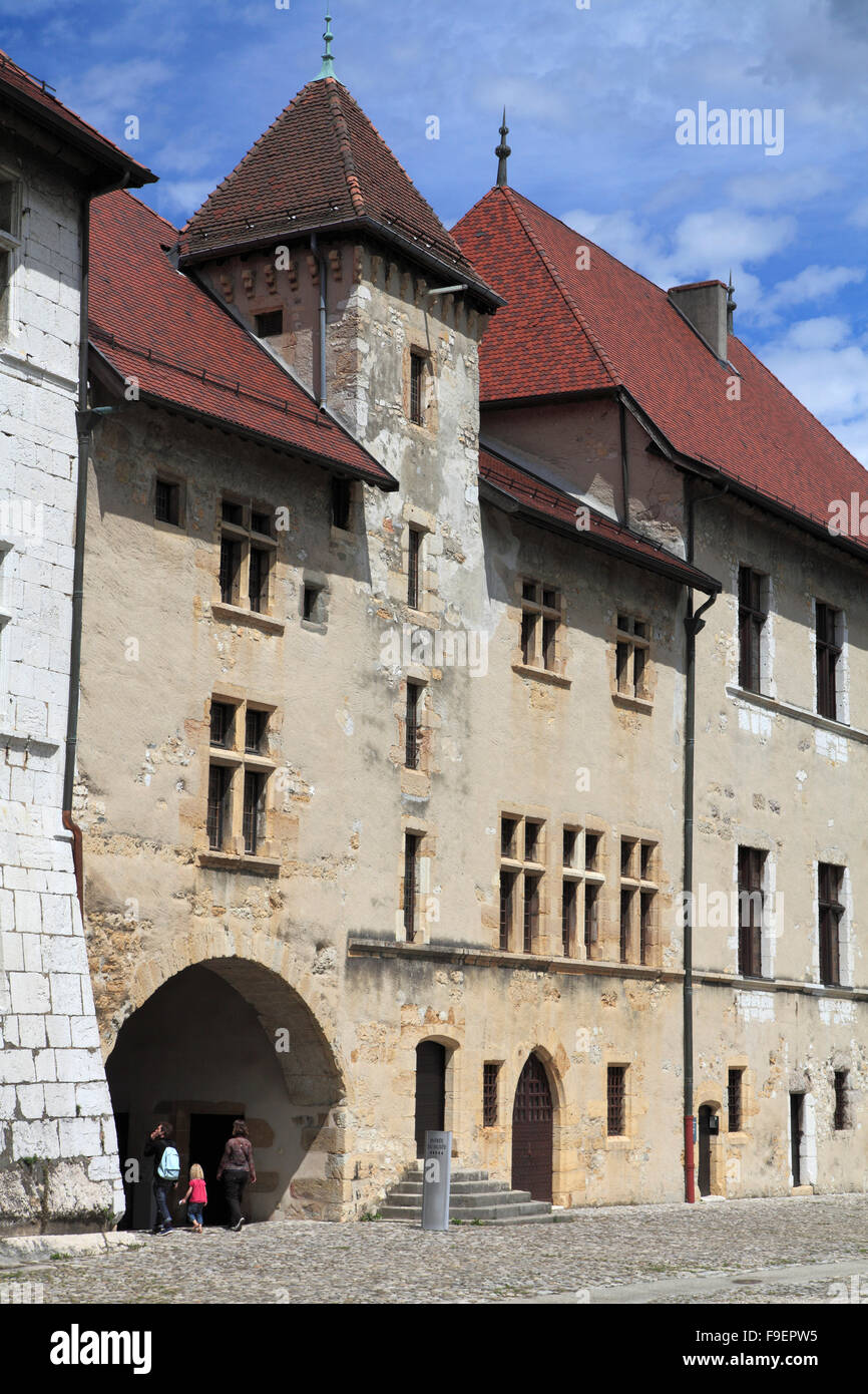France Rhône-Alpes Annecy Château castle historic monument Stock Photo ...