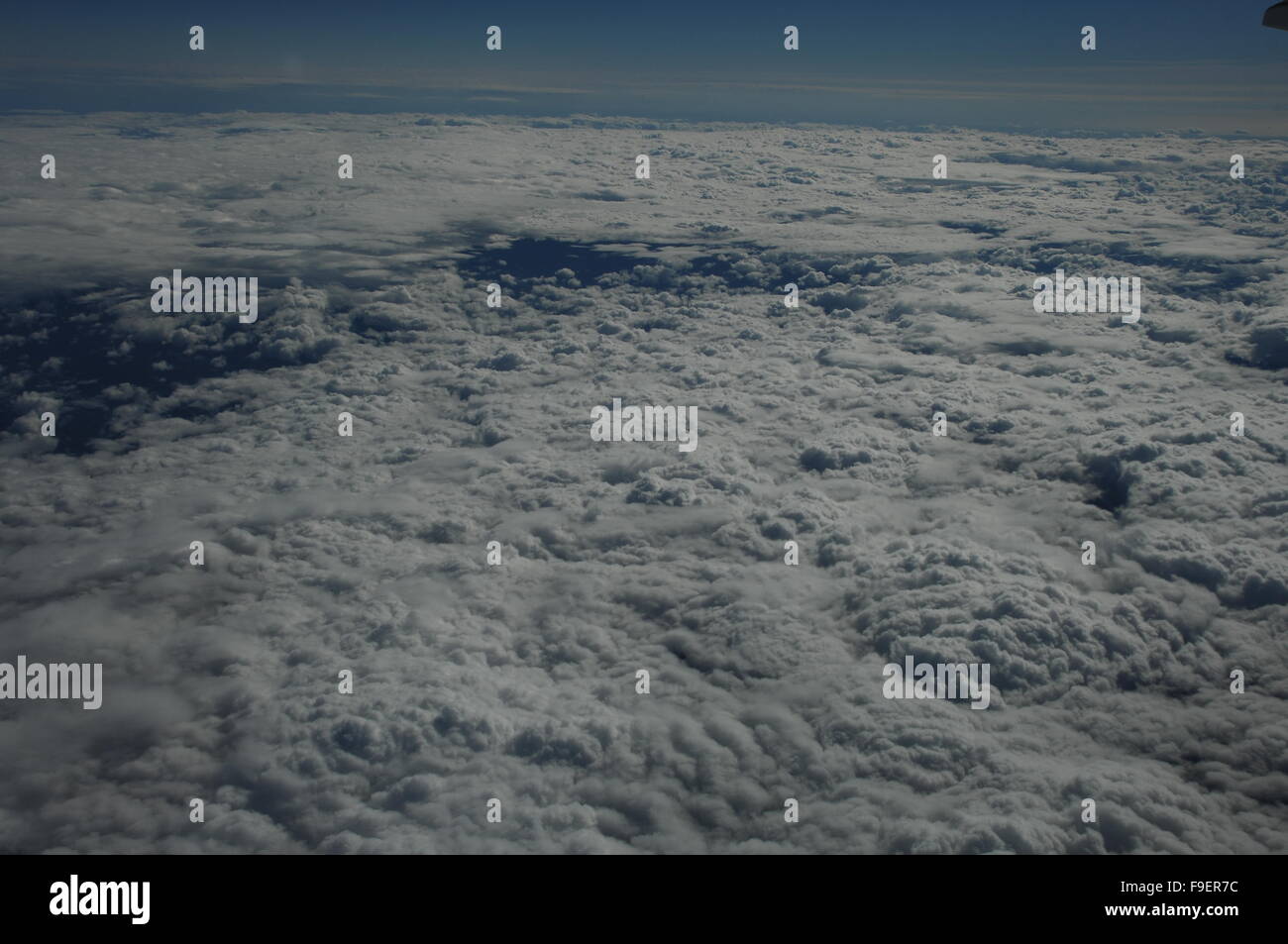 Aerial view clouds Stock Photo - Alamy