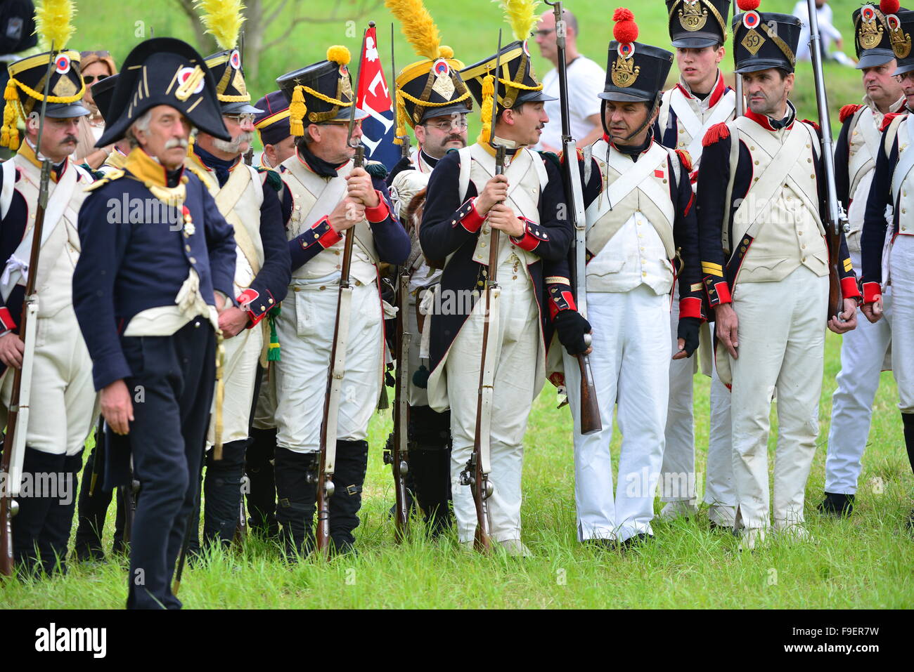 Battle of Waterloo, Bicentennial, Waterloo, Belgium Stock Photo - Alamy