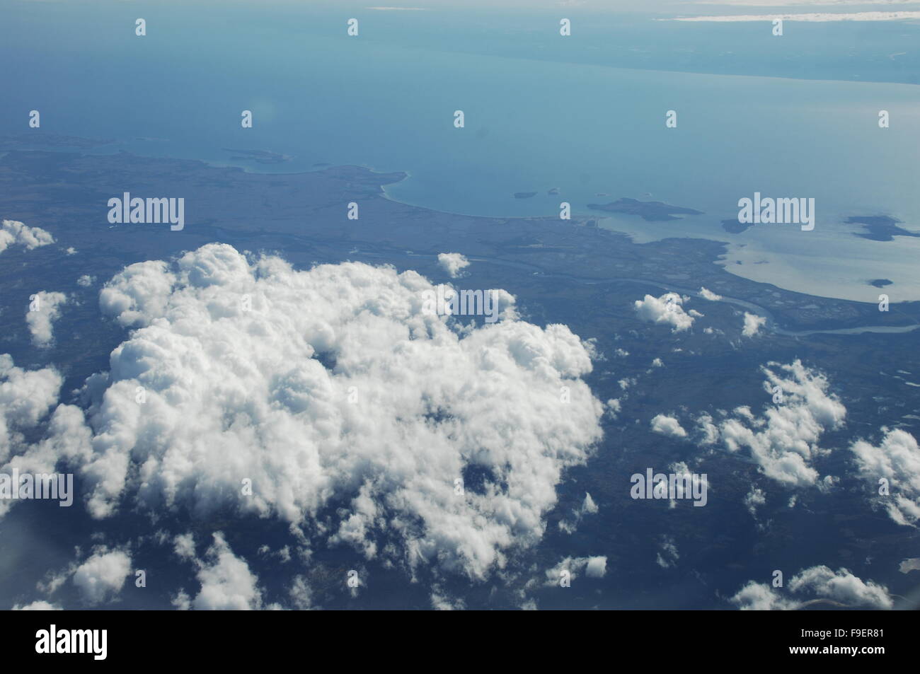Aerial view clouds Stock Photo - Alamy