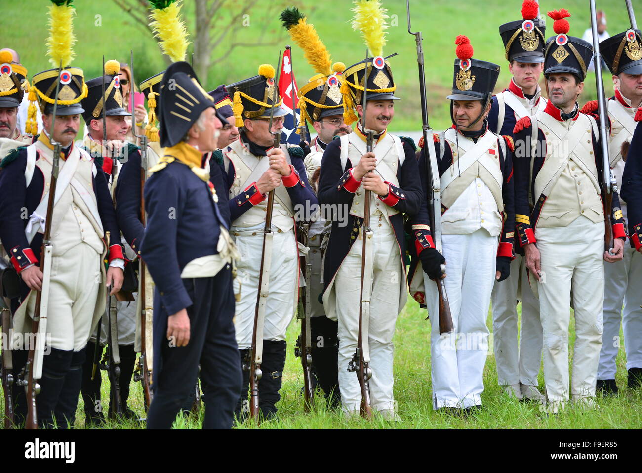 Battle of Waterloo, Bicentennial, Waterloo, Belgium Stock Photo - Alamy