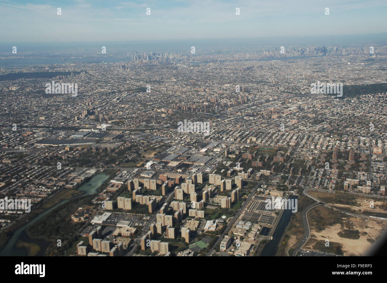 Aerial view of city buildings Stock Photo - Alamy