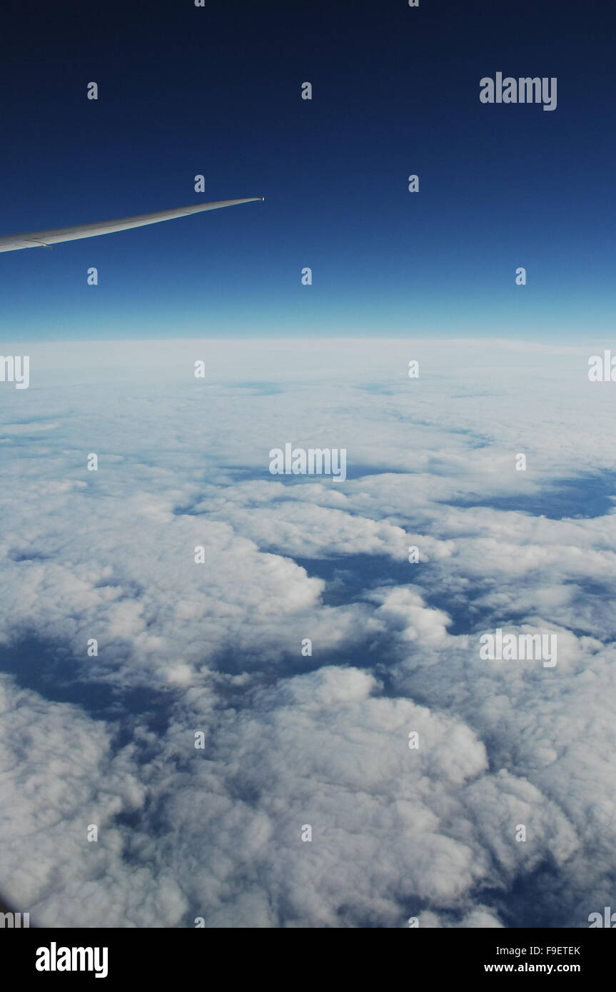 Aerial view clouds Stock Photo - Alamy
