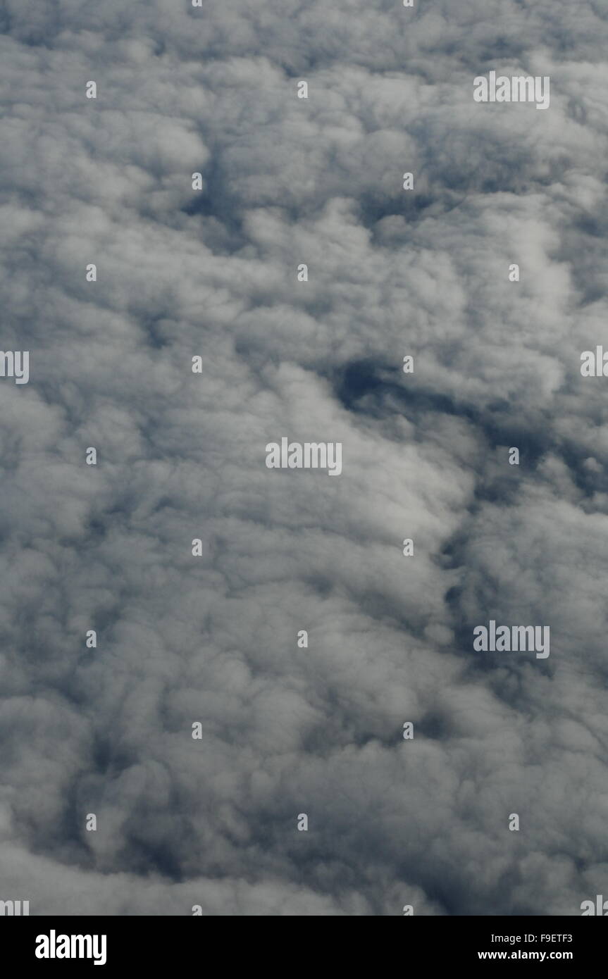 Aerial view clouds Stock Photo - Alamy