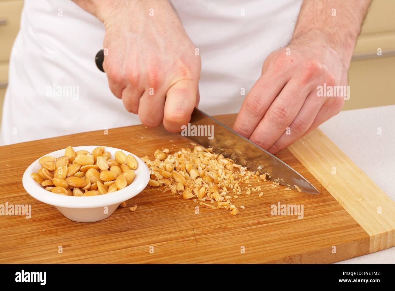 Stuffed mutton roulade + steps Stock Photo - Alamy