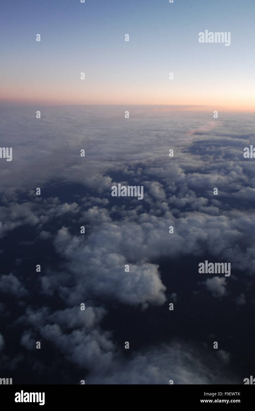 Aerial view clouds Stock Photo - Alamy