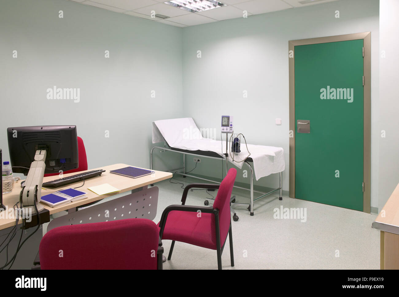 Hospital surgery room medical control and exploration nobody Stock ...