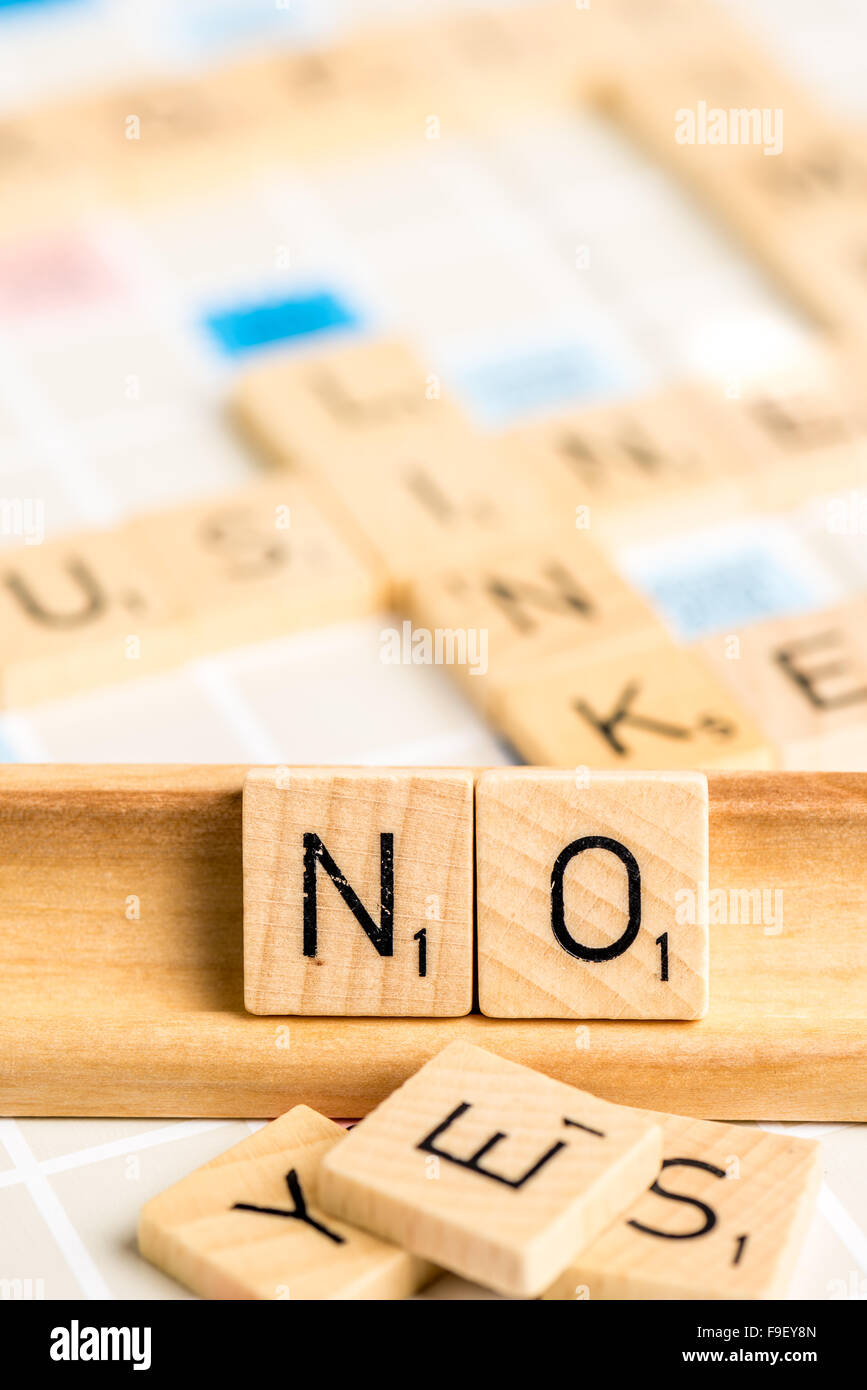 Negative words hi-res stock photography and images - Alamy