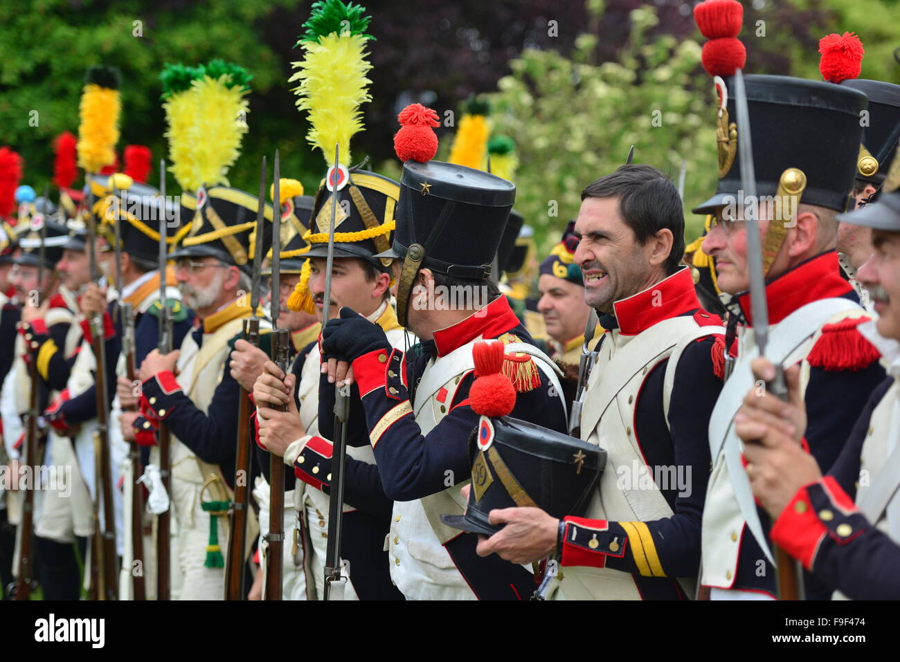Battle of Waterloo, Bicentennial, Waterloo, Belgium Stock Photo - Alamy