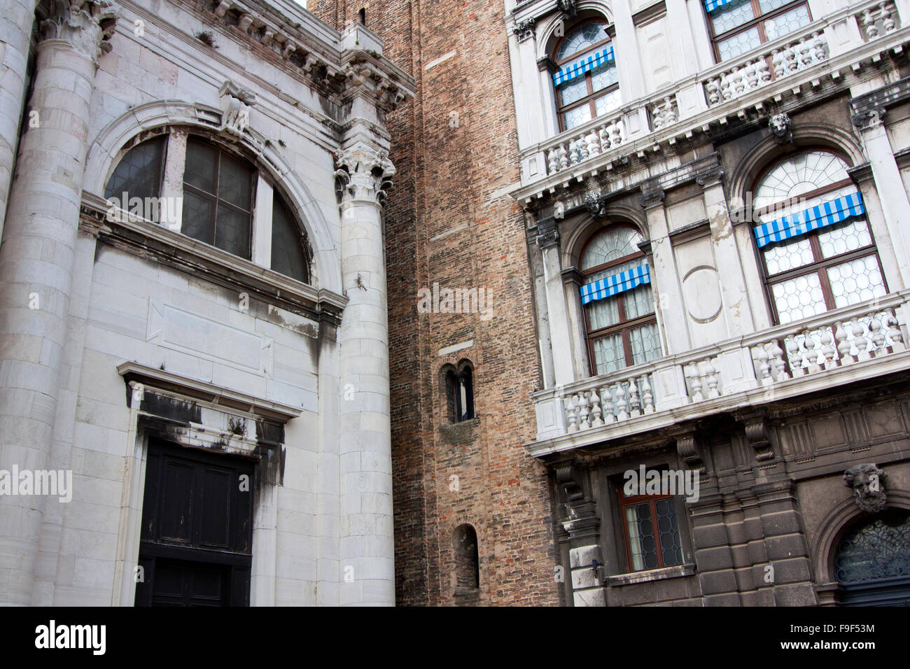 Three different buildings Stock Photo - Alamy