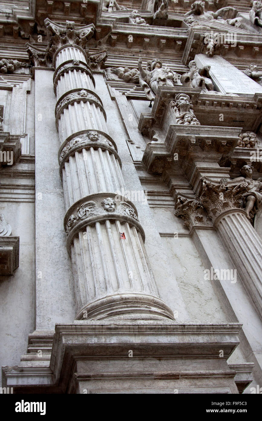 Historical grey building Stock Photo - Alamy