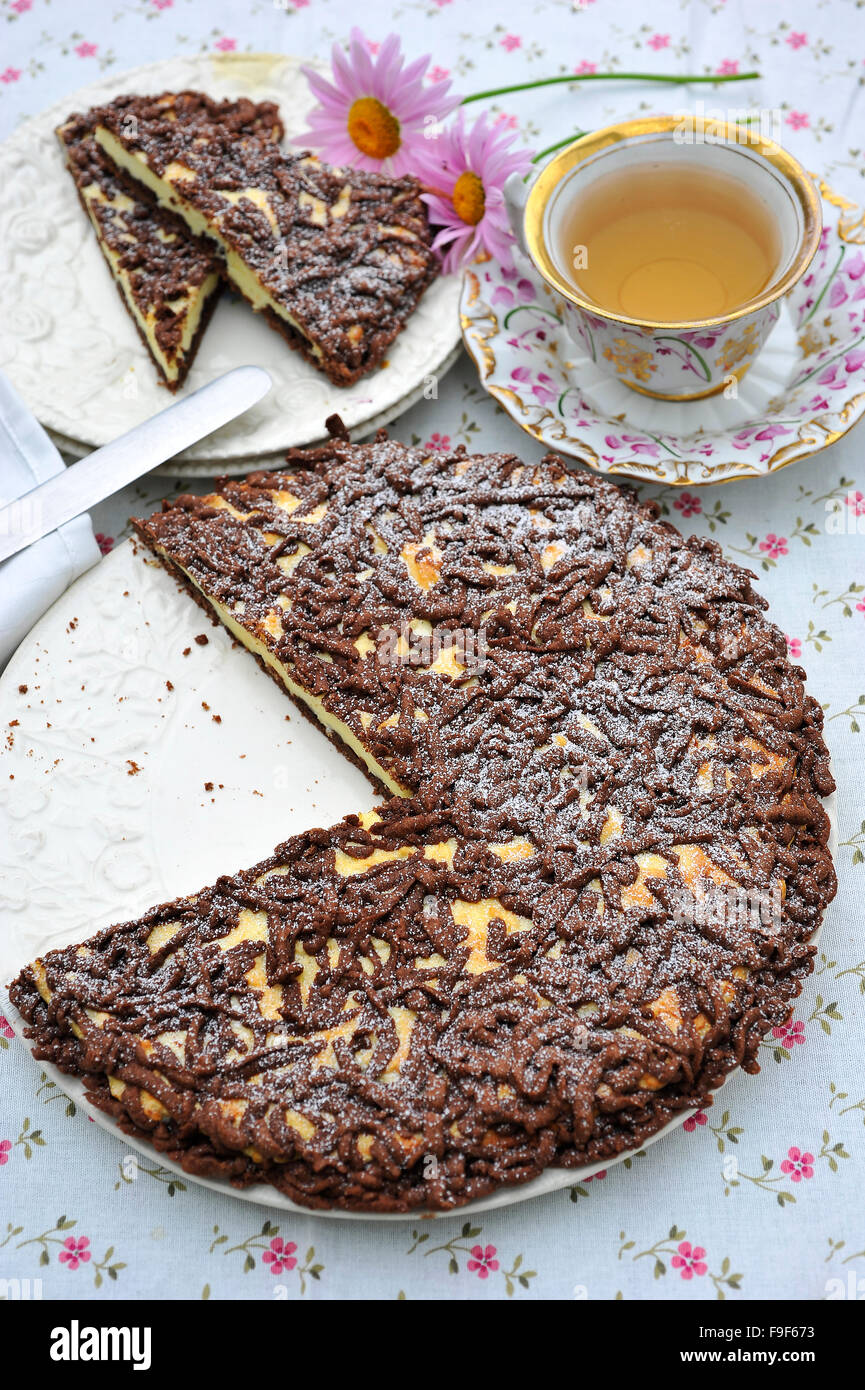 Curd Cocoa Dessert Stock Photo - Alamy