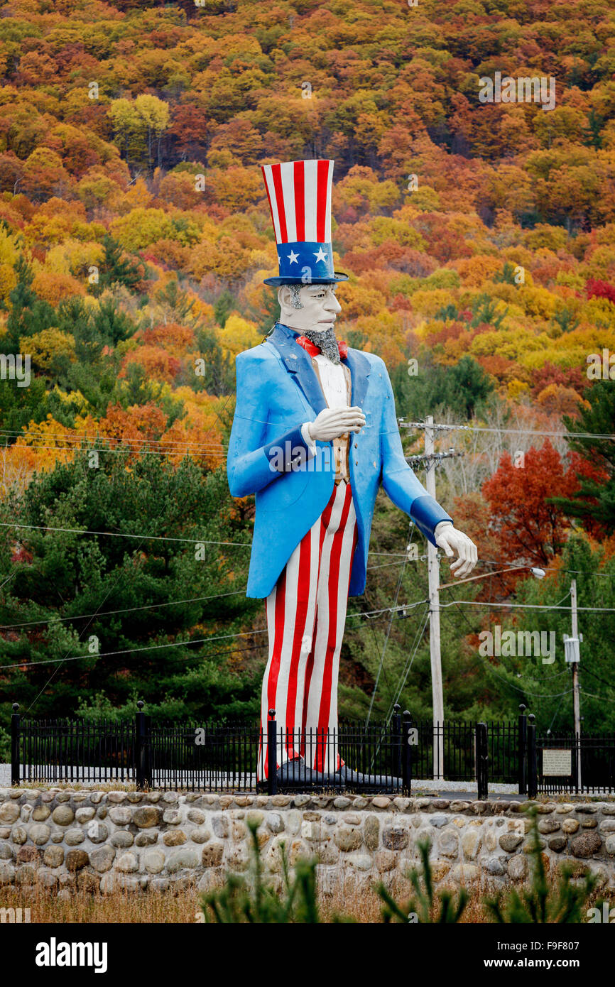World's tallest Uncle Sam, "Magic Forest" storybook theme park, Lake ...