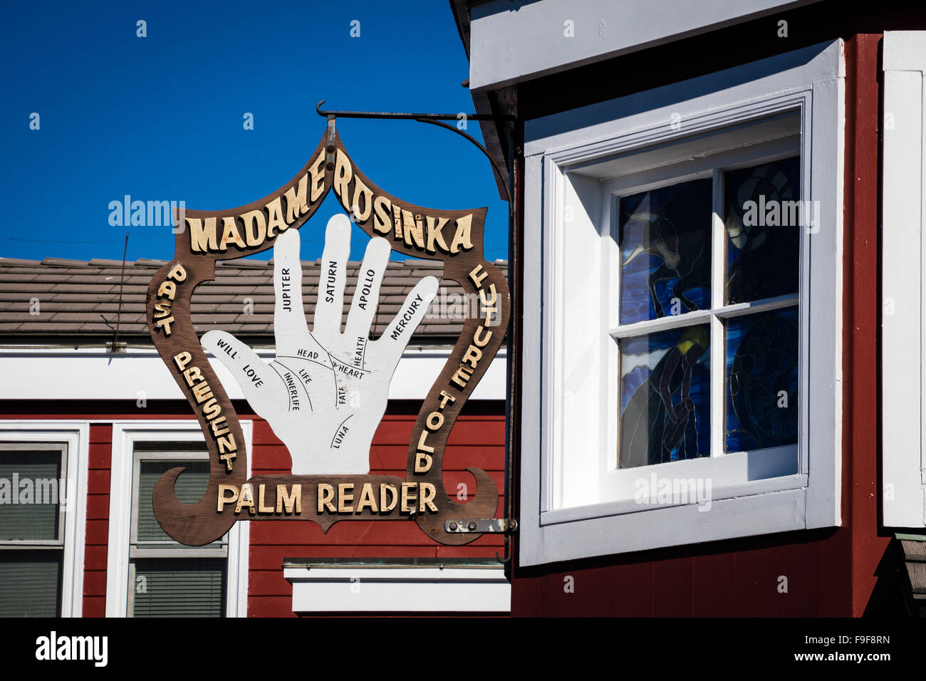 Palm Readers Office, Stearns Wharf, Santa Barbara, California, USA ...