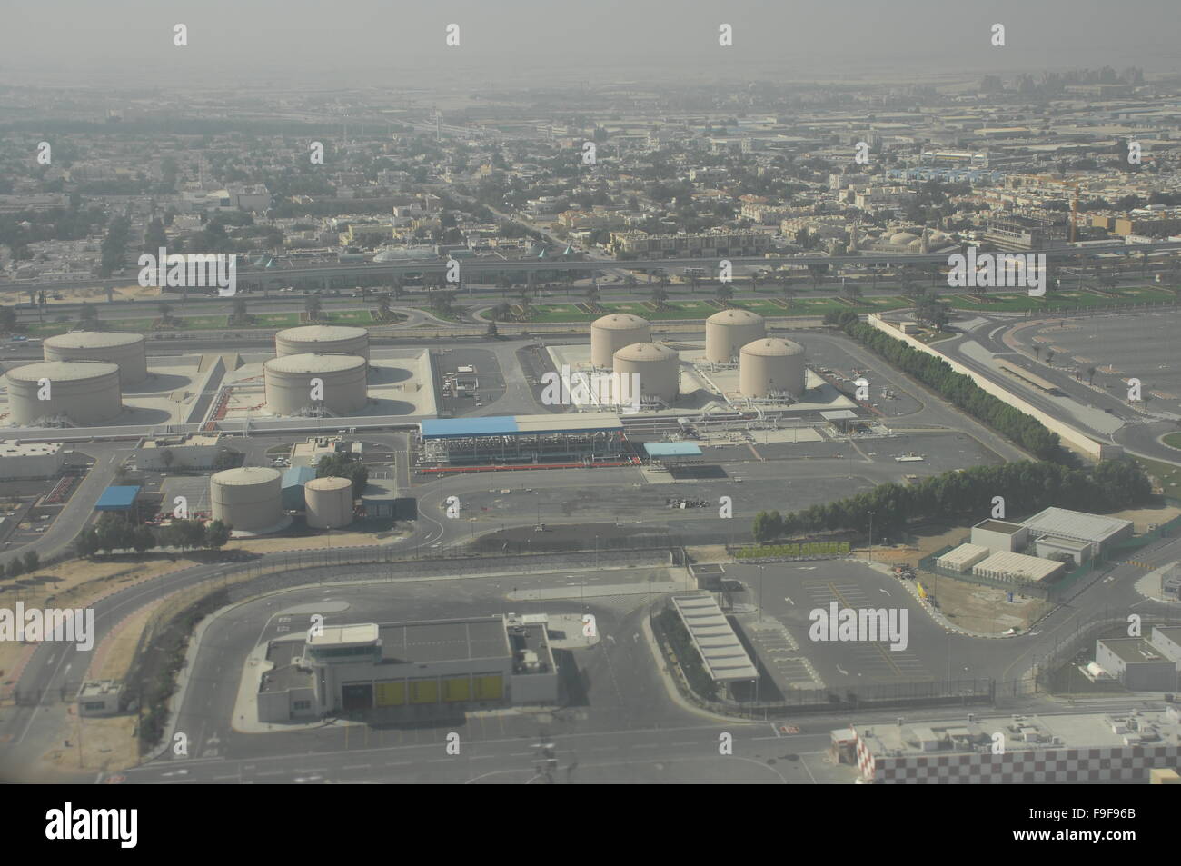 Aerial view of the Factory Stock Photo - Alamy