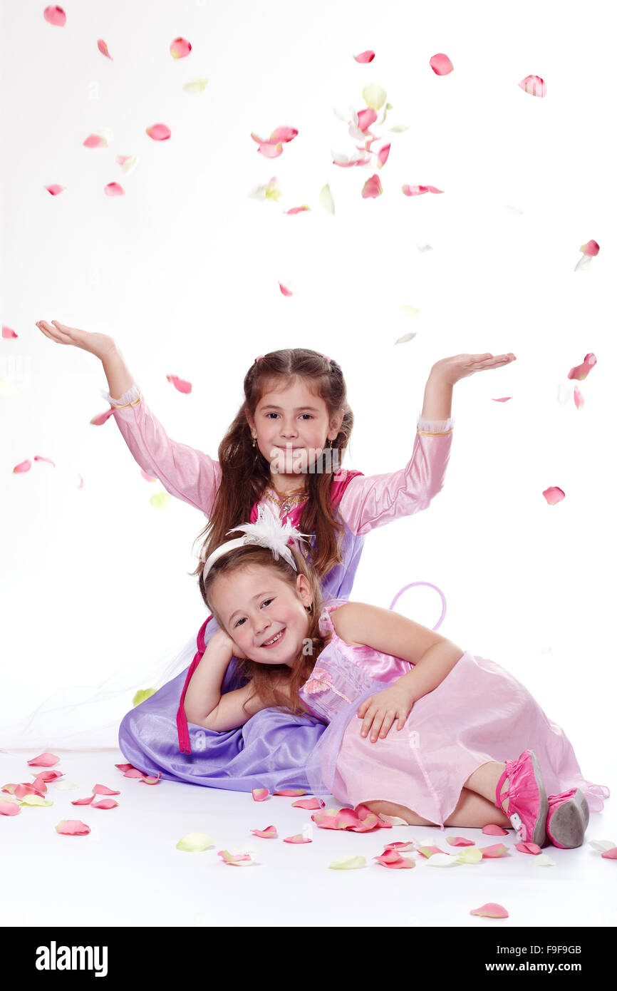 Two girls dressed as princesses hi-res stock photography and images - Alamy