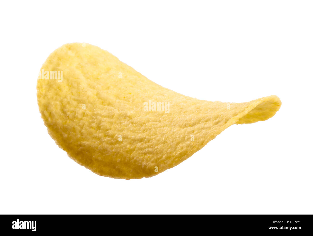Single corn chip isolated on white background Stock Photo - Alamy