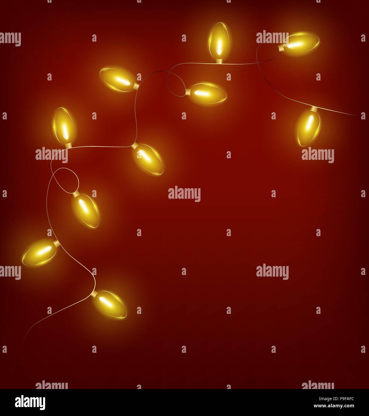 Led lamp glowing red light Stock Vector Images - Alamy