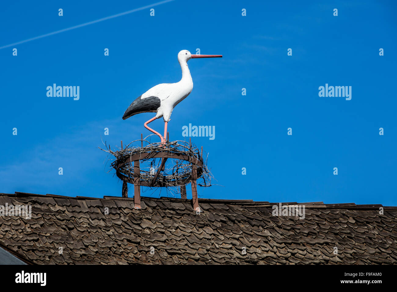 Artificial stork nest hi-res stock photography and images - Alamy