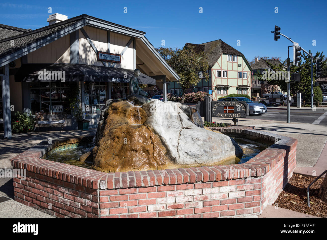 Replica Little Mermaid Statue, Mission Drive, Solvang, Ynez Valley ...