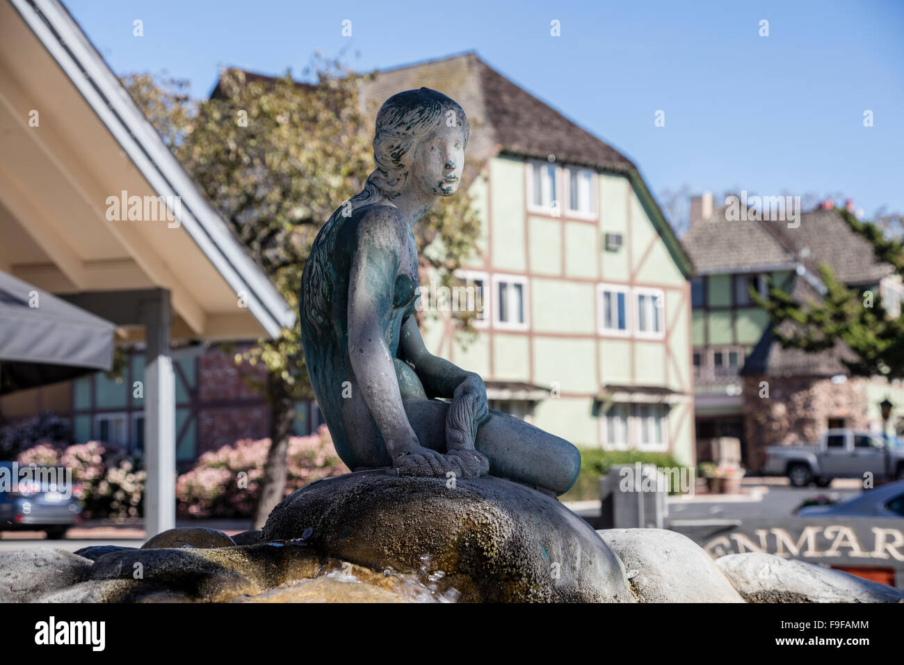 Replica Little Mermaid Statue, Mission Drive, Solvang, Ynez Valley ...