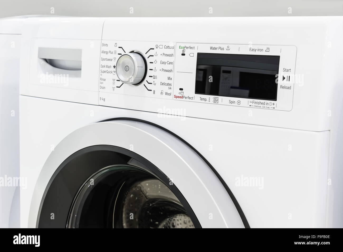 Modern Washing Machine Control Dashboard High Resolution Stock ...