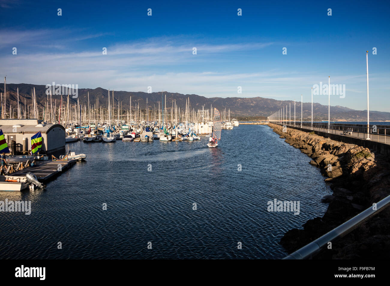 Santa barbara breakwater hi-res stock photography and images - Alamy
