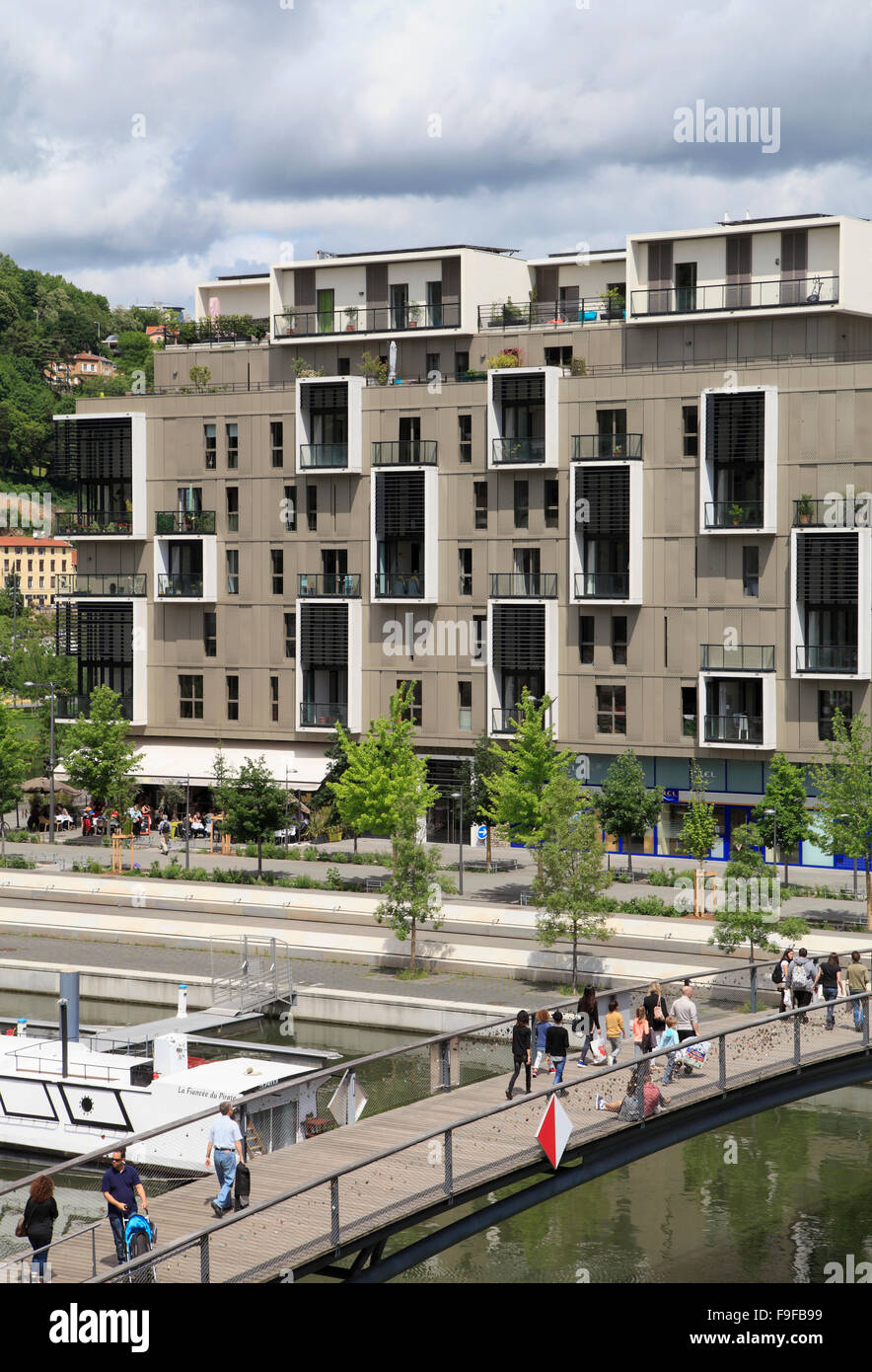 New architecture lyon confluence hi-res stock photography and images ...