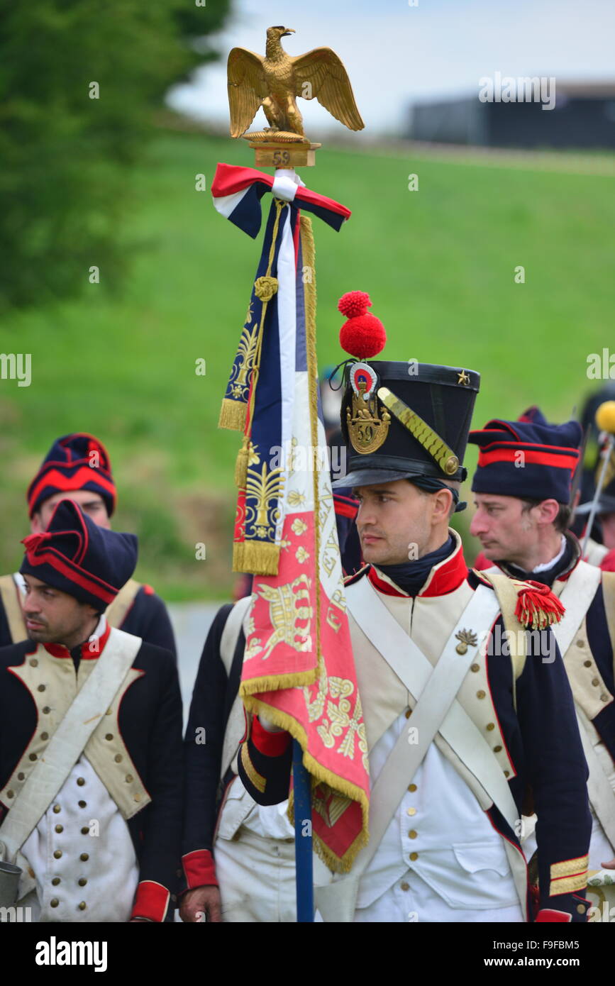 Battle of Waterloo, Belgium, bicentennial Stock Photo - Alamy