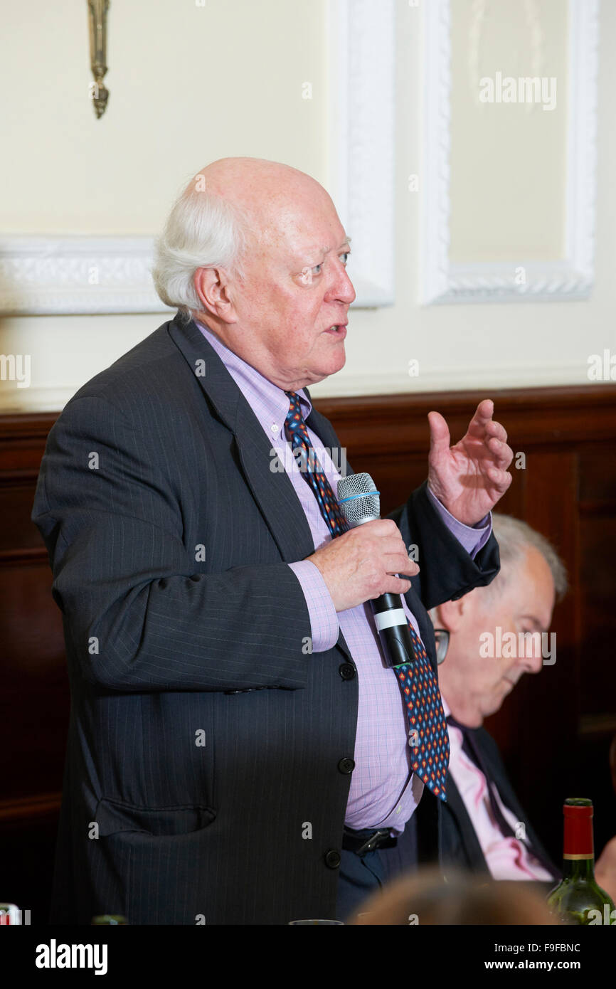 Jonathan Fenby at the Oldie Literary Lunch 05-12-15 Stock Photo - Alamy