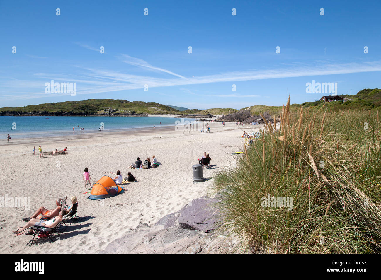 Derrymore Bay Beach; Waterville; County Kerry; Ireland Stock Photo - Alamy