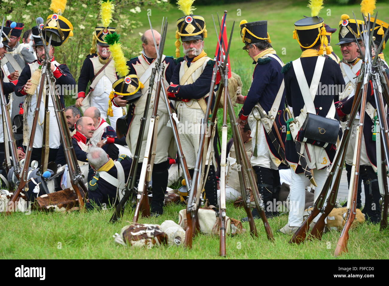 Battle of Waterloo, Belgium, bicentennial Stock Photo - Alamy
