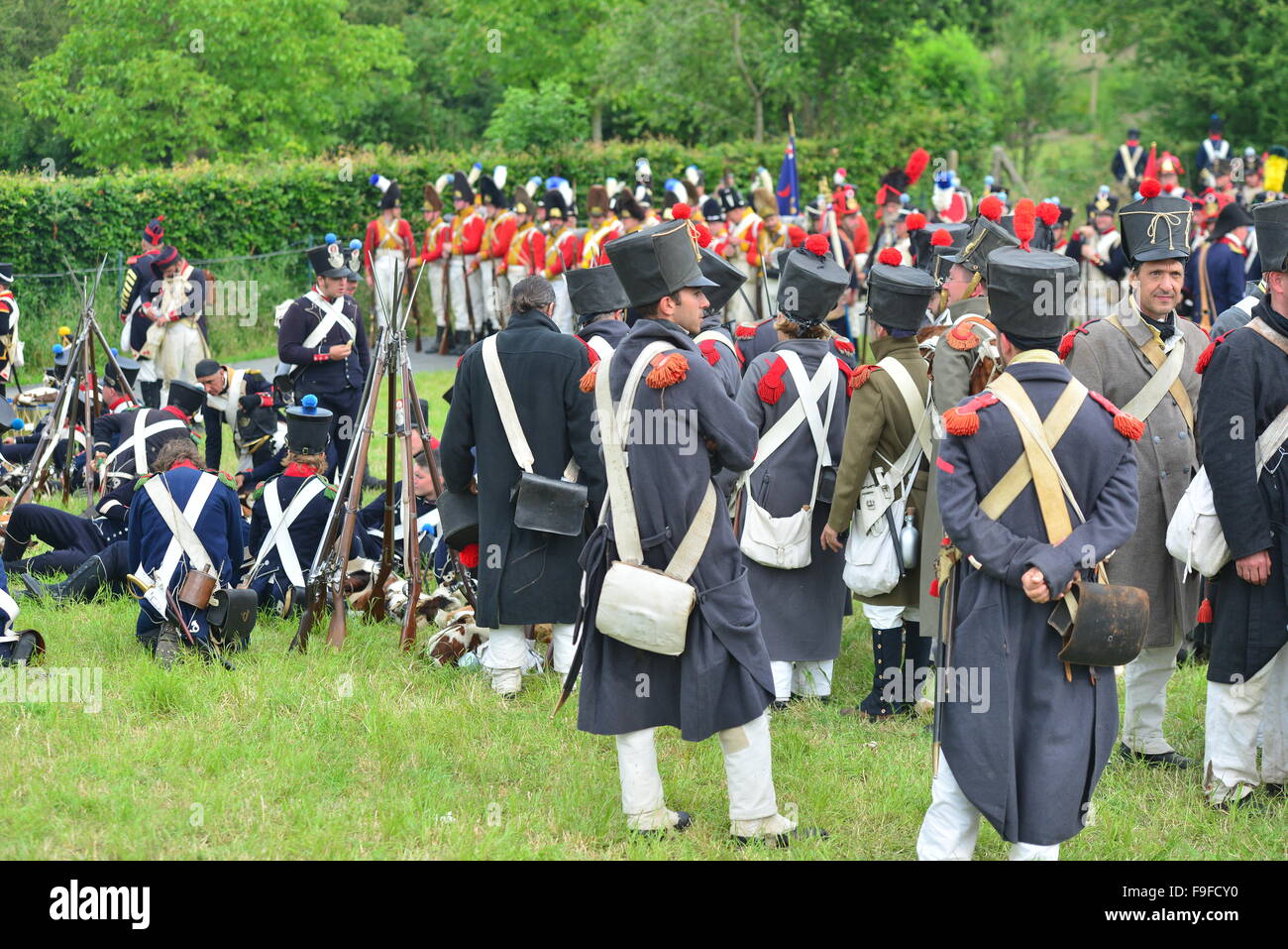 Battle of Waterloo, Belgium, bicentennial Stock Photo - Alamy