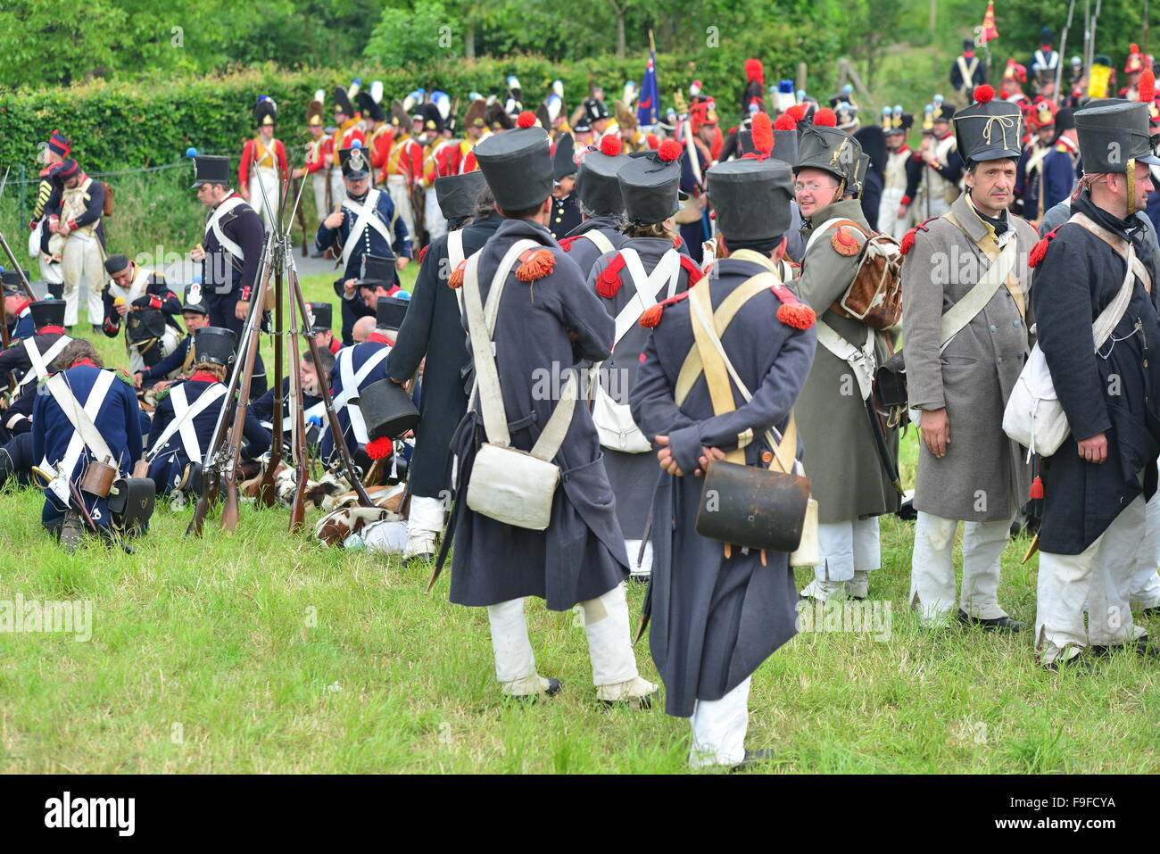 Battle of Waterloo, Belgium, bicentennial Stock Photo - Alamy
