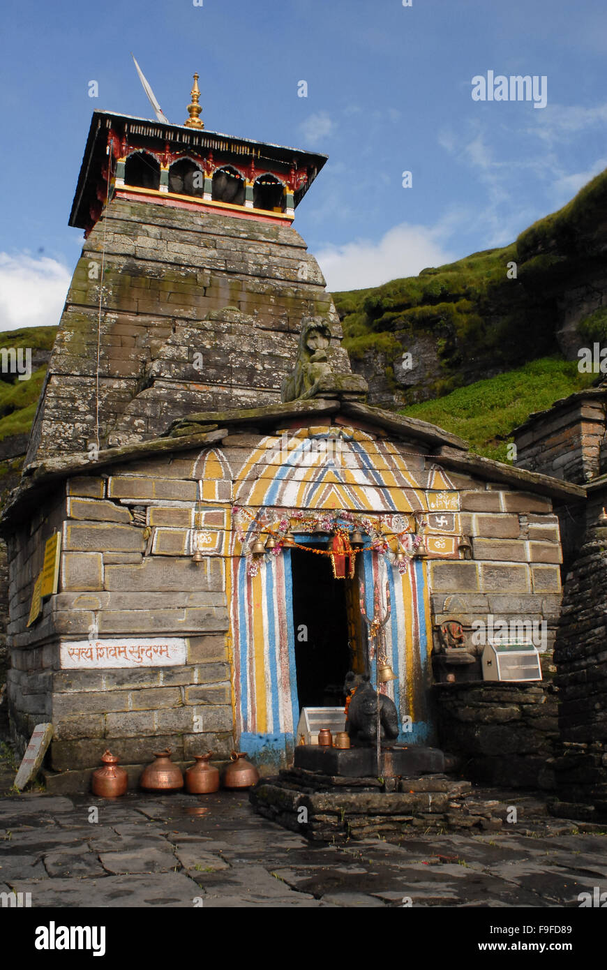 The Main shrine –Thousand year old Tungnath temple lies in the Tungnath ...